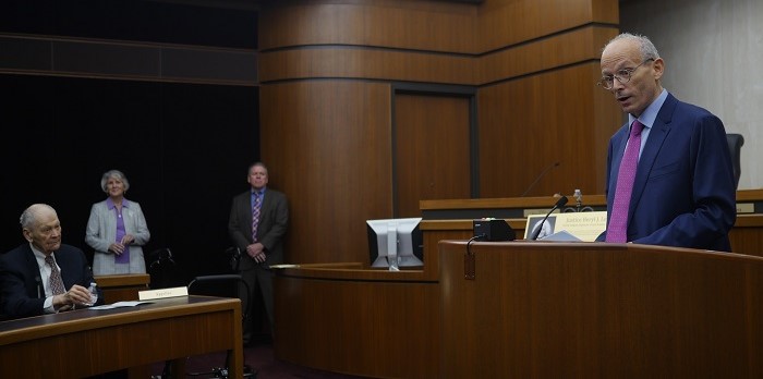 North Dakota Court System - Supreme Court dedicates conference room to ... North Dakota Court System - Supreme Court dedicates conference room to ...